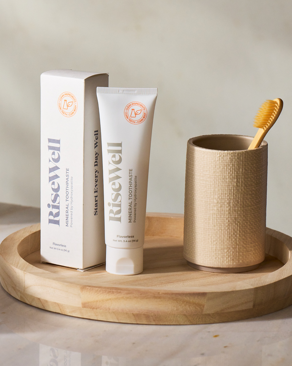 RiseWell Flavorless Mineral Toothpaste | Gentle & Effective Toothpaste